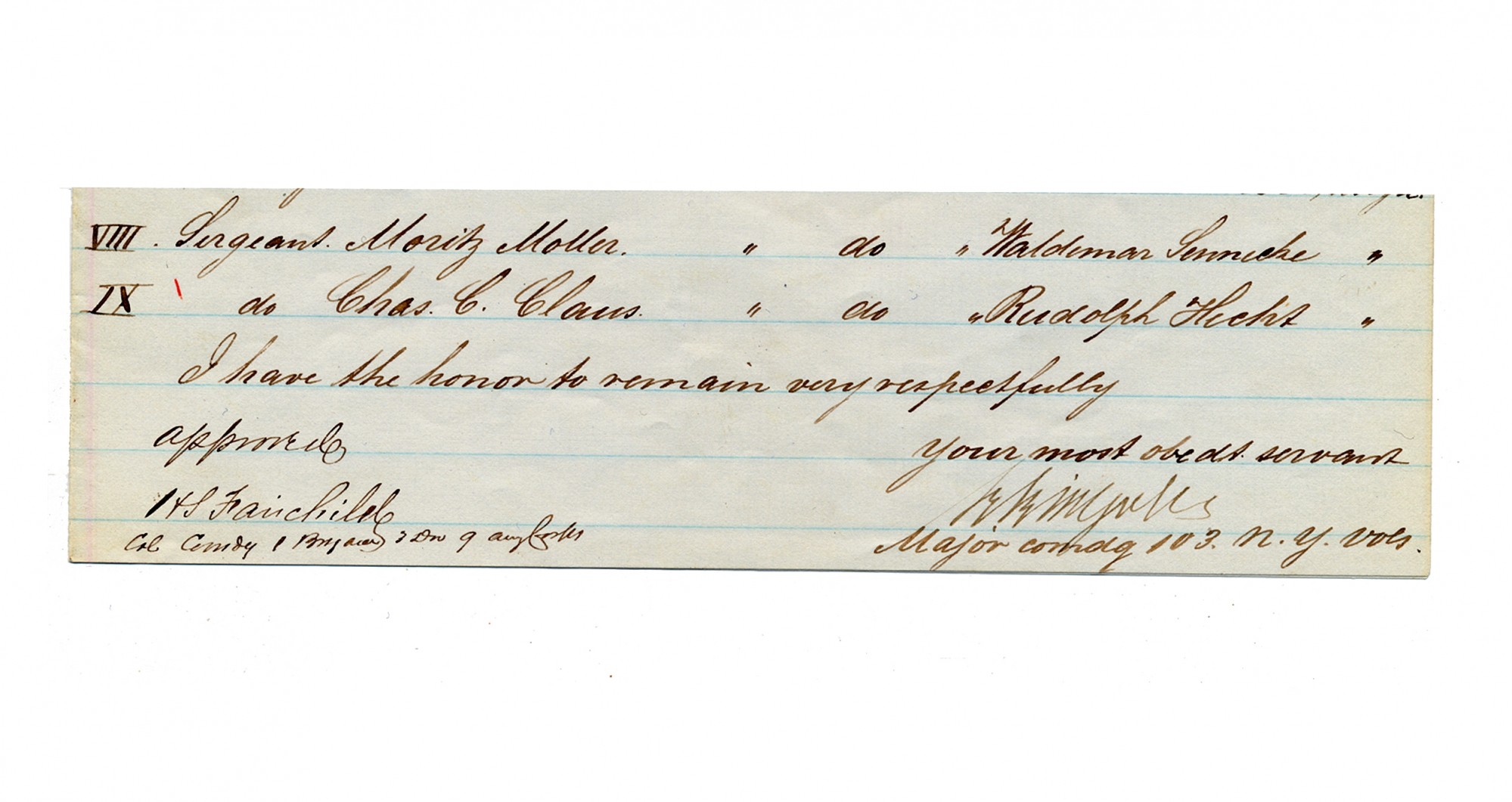 1862 ADS DIRECTED TO GEN. BURNSIDE, WITH SEVERAL 9TH CORPS RELATED ...