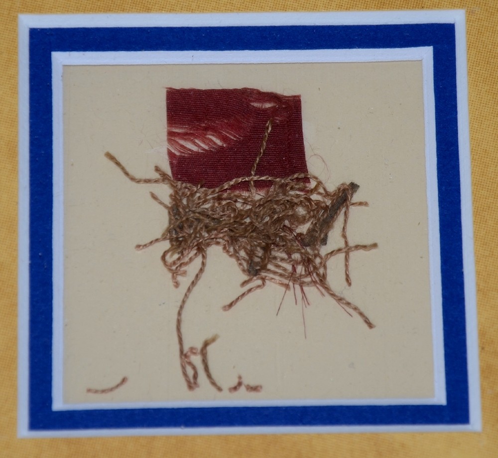 97TH PENNSYLVANIA REGIMENTAL FLAG FRAGMENT — Horse Soldier