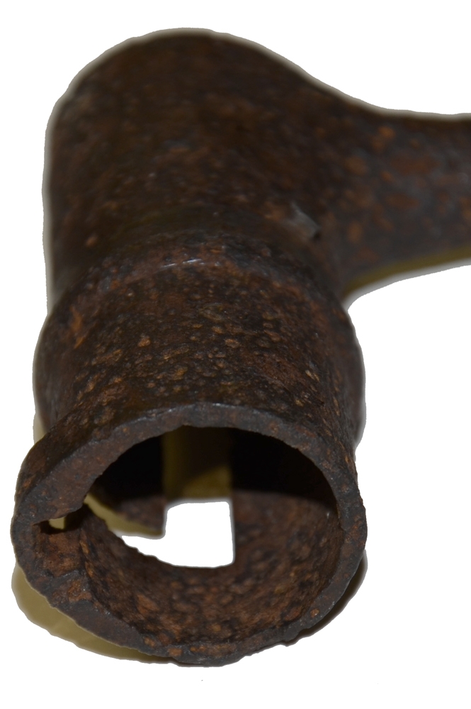 RARE CONFEDERATE “THREE SQUARE” SOCKET BAYONET -- POT HOOK — Horse Soldier