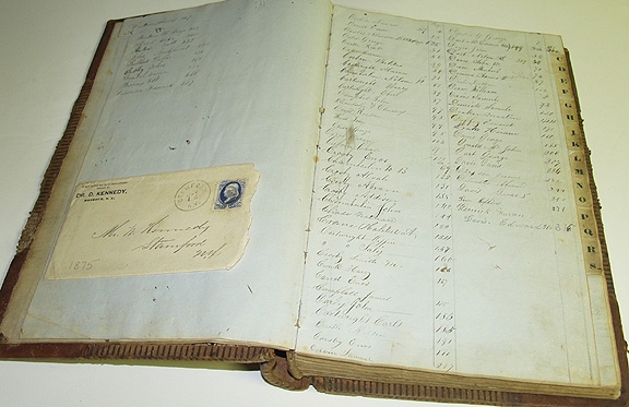 VICTORIAN LEDGER/JOURNAL, 1830s-70s - KENNEDY FAMILY [STAMFORD, NY ...