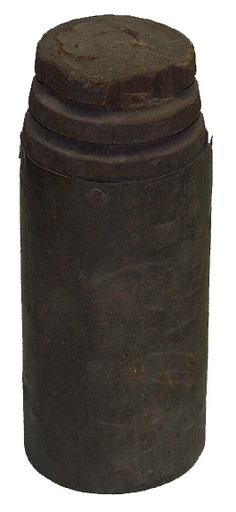U.S. 3" RIFLE CANISTER - EARLY, UNFIRED GETTYSBURG BATTLEFIELD PICKUP ...