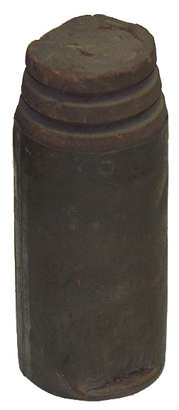 U.S. 3" RIFLE CANISTER - EARLY, UNFIRED GETTYSBURG BATTLEFIELD PICKUP ...