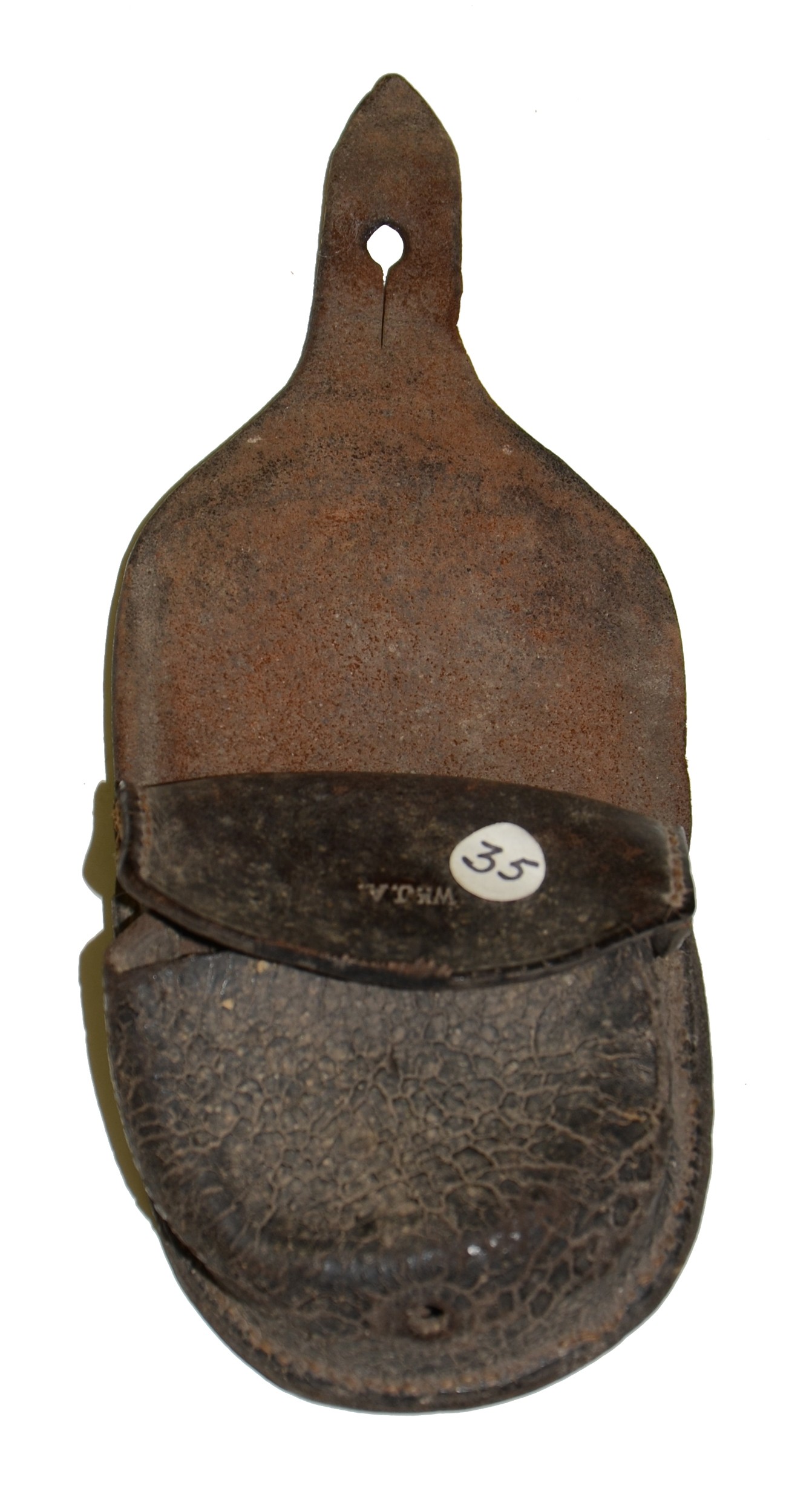 US/CS PERCUSSION CAP BOX WITH MAKER'S STAMP, EARLY HUNTERSTOWN PICKUP ...