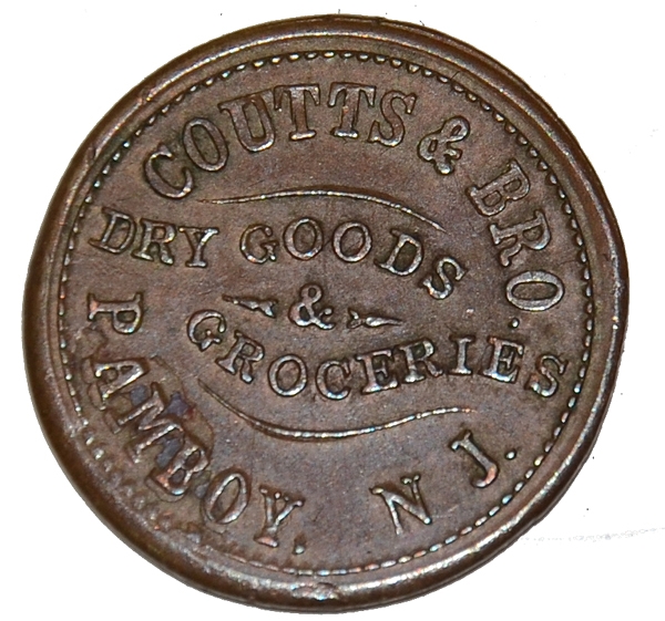 CIVIL WAR “DRY GOODS” TOKEN – 1 CENT — Horse Soldier