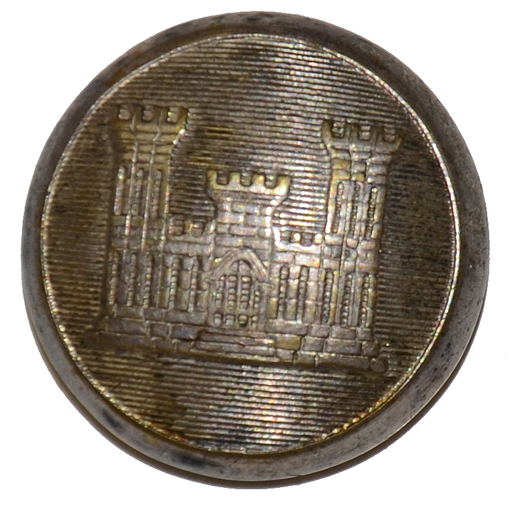 NEW YORK ENGINEER COAT BUTTON, 7TH REGIMENT — Horse Soldier
