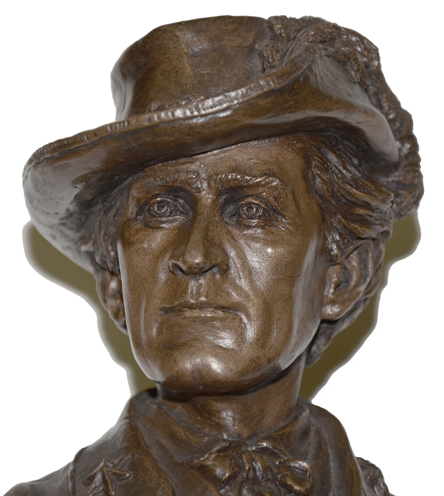 COLONEL JOHN SINGLETON MOSBY BUST BY RON TUNISON — Horse Soldier