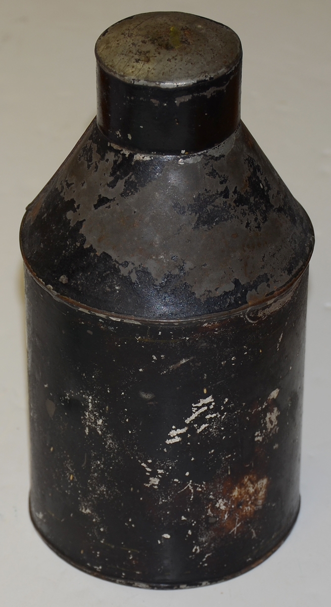 CIVIL WAR ERA DOMED TOP TIN CANISTER — Horse Soldier