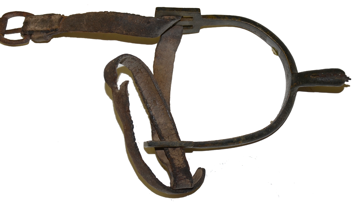 RELIC MODEL 1859 U.S. CAVALRY SPUR W/ LEATHER STRAP - RECOVERED FROM ...