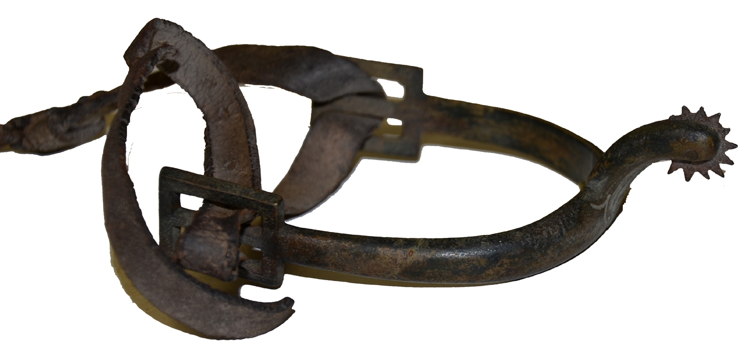 RELIC MODEL 1859 U.S. CAVALRY SPUR W/ LEATHER STRAP - RECOVERED FROM ...