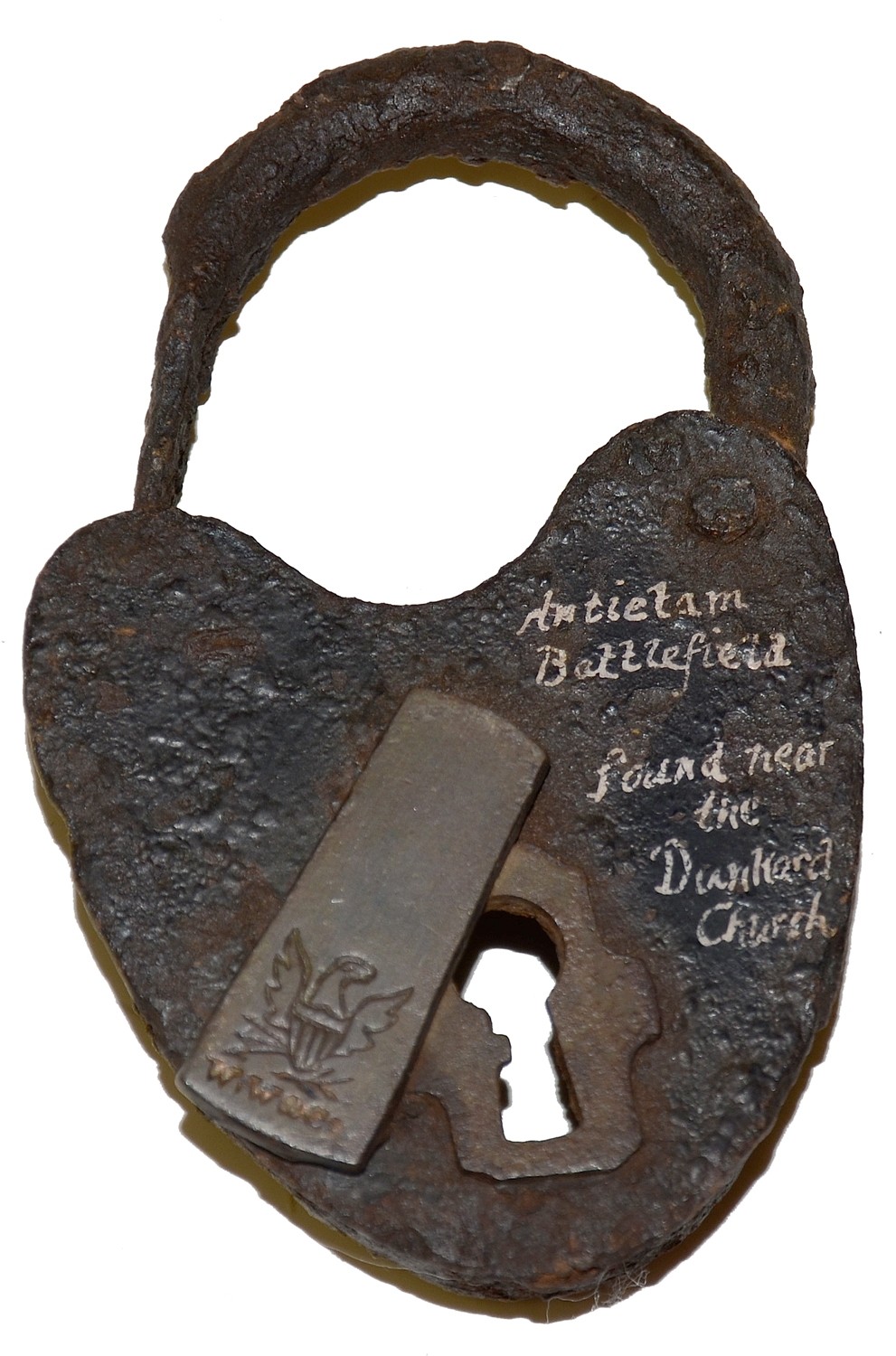 IRON TRUNK LOCK – DUNKER CHURCH, ANTIETAM — Horse Soldier