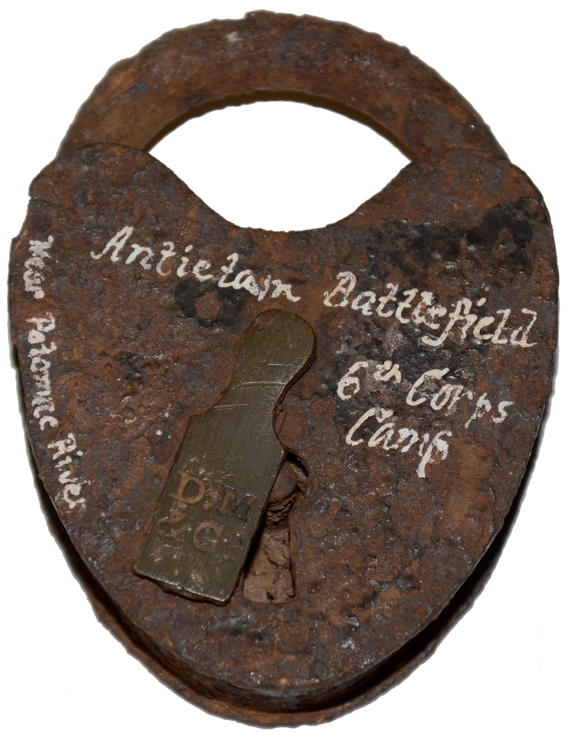 IRON TRUNK LOCK – 6th CORPS CAMP, ANTIETAM — Horse Soldier
