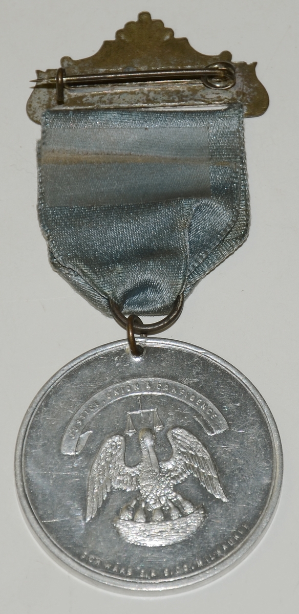 UNITED CONFEDERATE VETERAN REUNION RIBBON AND BADGE—"NEW ORLEANS 1903 ...