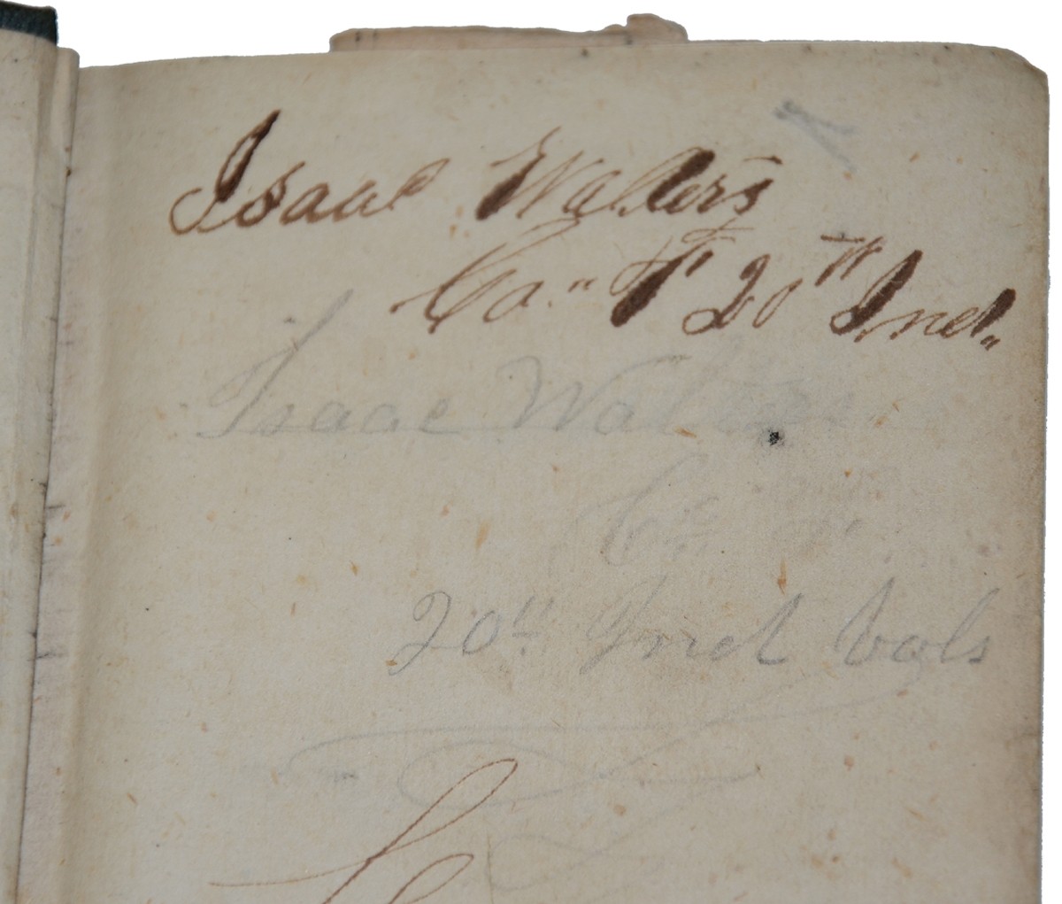 CASEY’S INFANTRY TACTICS, VOL. 1, ID’D TO PRIVATE ISAAC WALTERS, 20TH ...