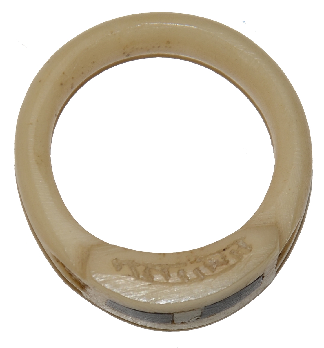 CARVED BONE RING — Horse Soldier