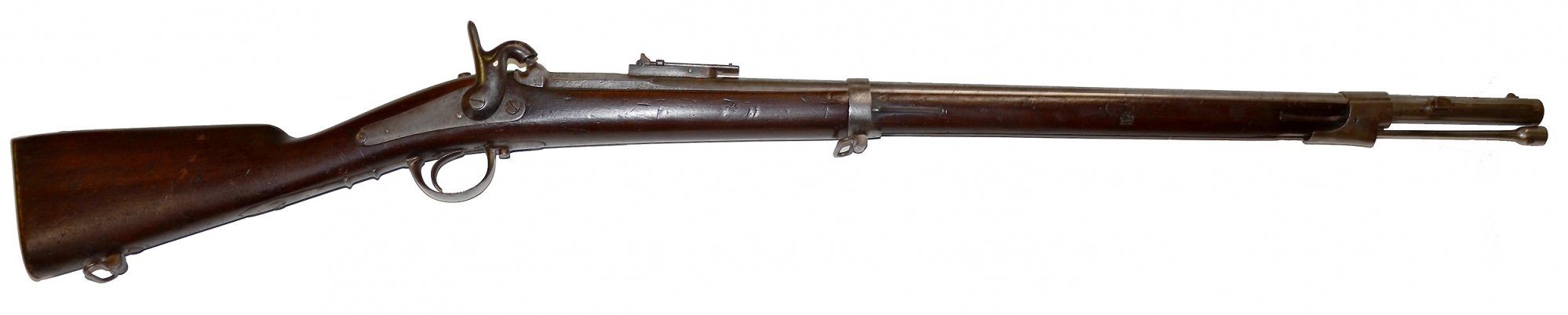 FRENCH MODEL 1853 RIFLE MADE BY “L. LAMBIN” IN LIEGE — Horse Soldier