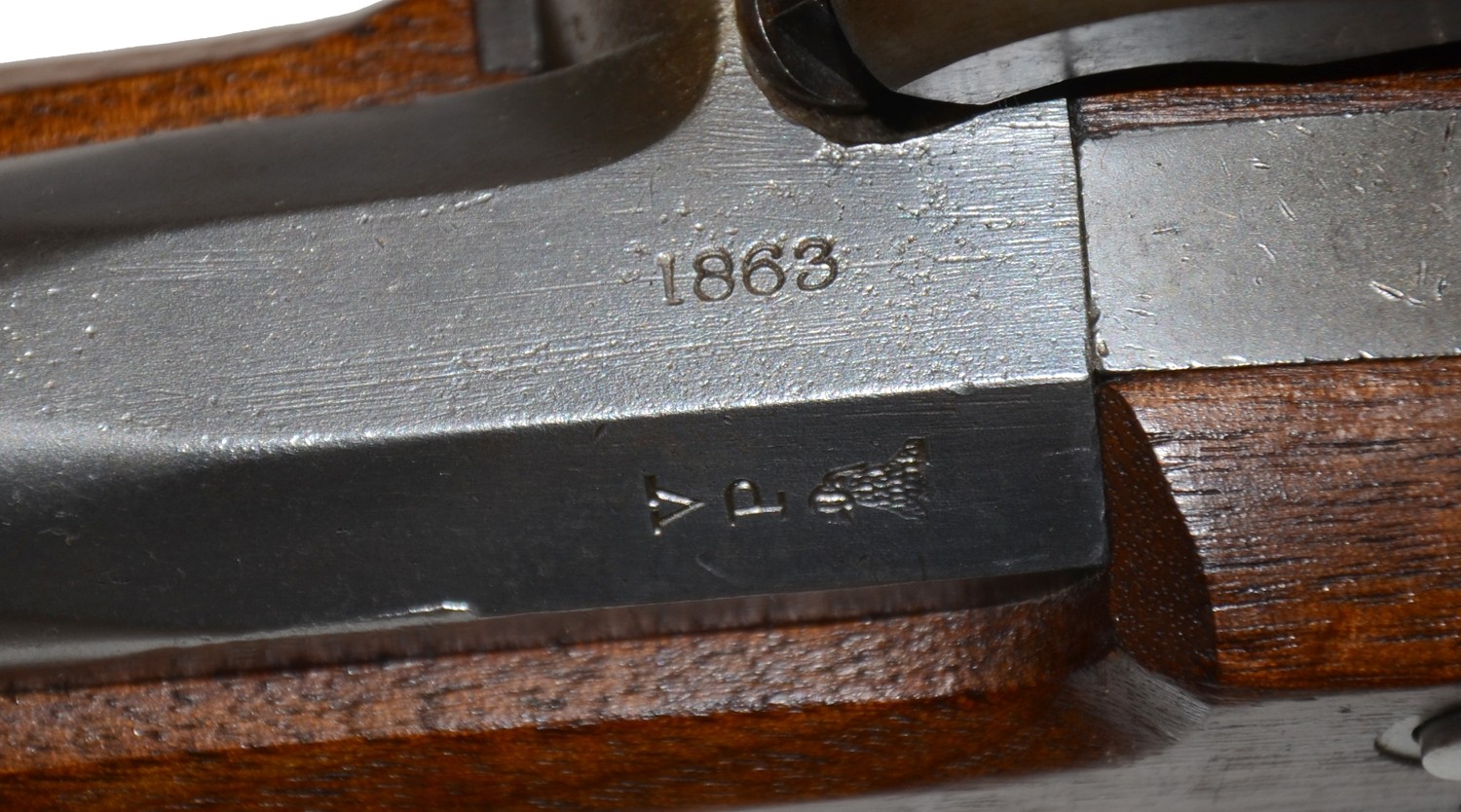EXCELLENT CONDITIONED MODEL 1863 SPRINGFIELD TYPE II DATED 1864 — Horse ...