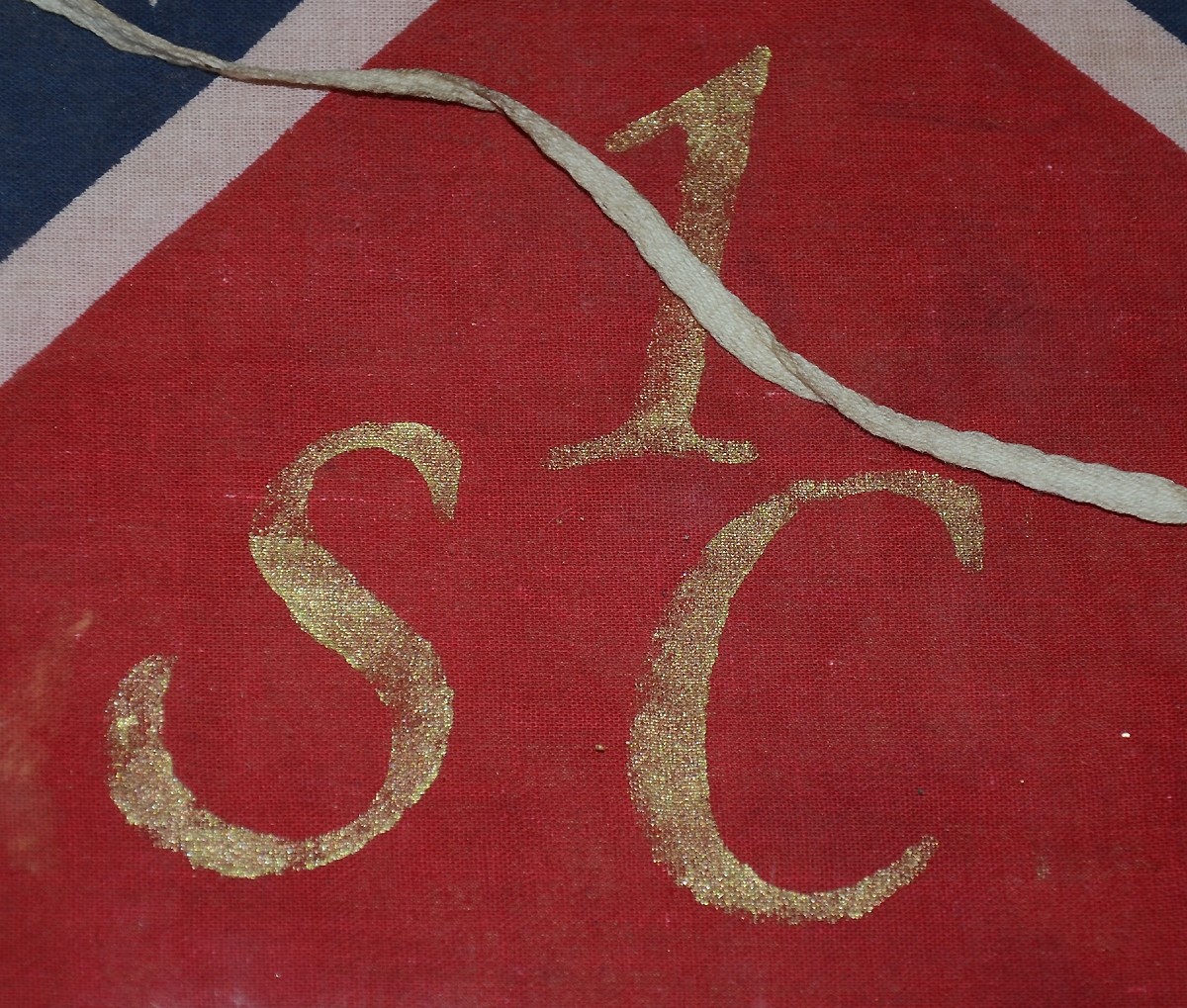 A REAL UCV FLAG FOR THE 1st SOUTH CAROLINA DATING TO THE 1920s-1930s ...