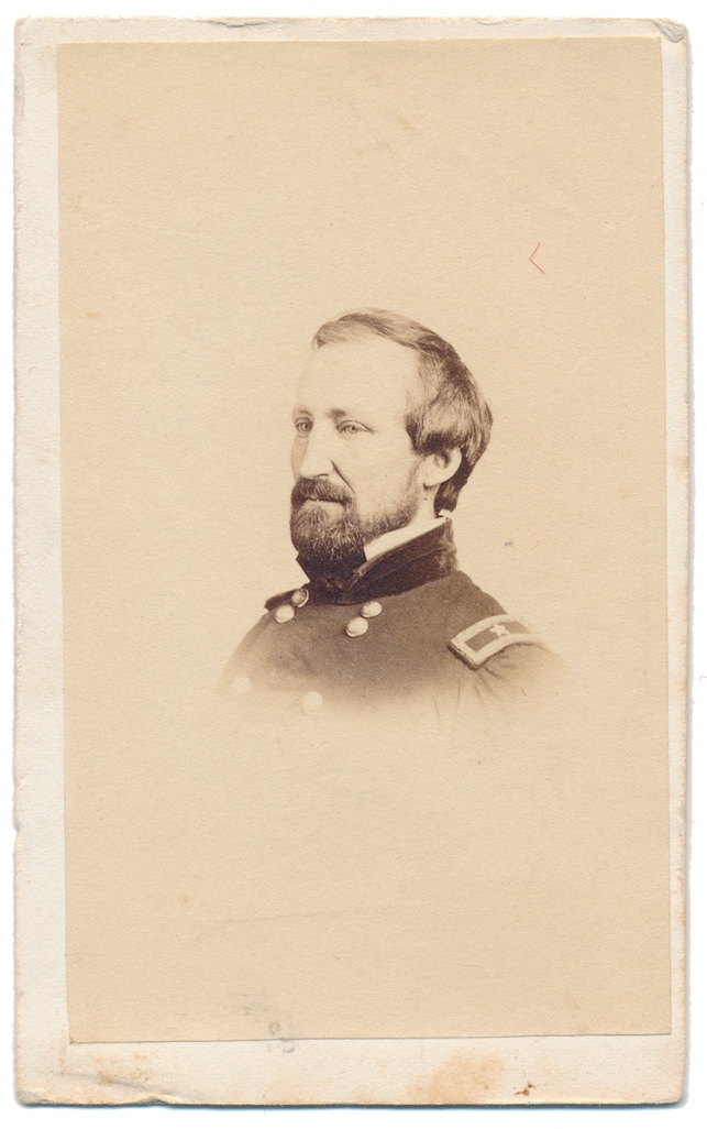 BUST VIEW CDV OF MAJOR GENERAL WILLIAM S. ROSECRANS — Horse Soldier