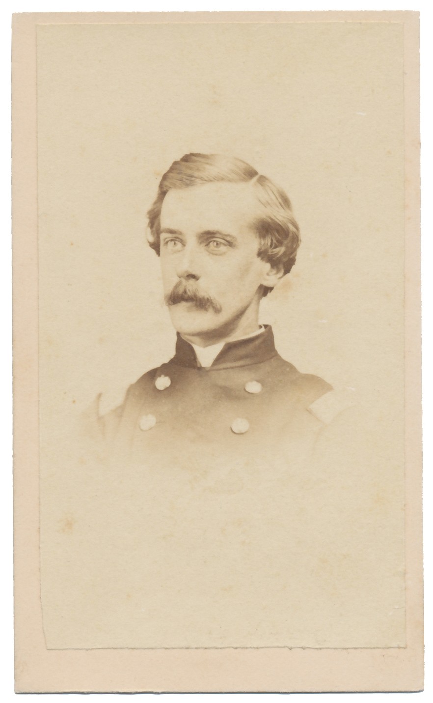 BUST VIEW CDV OF COLONEL JOSEPH HOWLAND 16TH NEW YORK INFANTRY — Horse ...