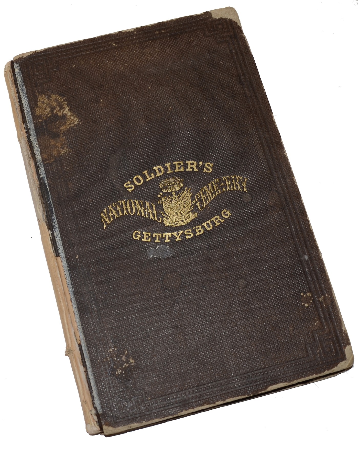 1864 DATED BOOK - SOLDIER’S NATIONAL CEMETERY GETTYSBURG, WITH MAP ...