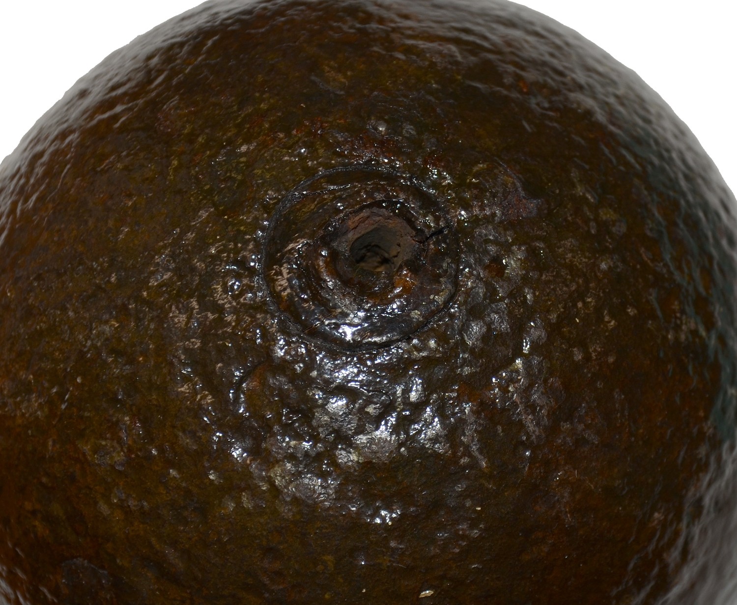 CS 4.52” 12-POUNDER SHELL WITH ORIGINAL WOOD FUSE — Horse Soldier