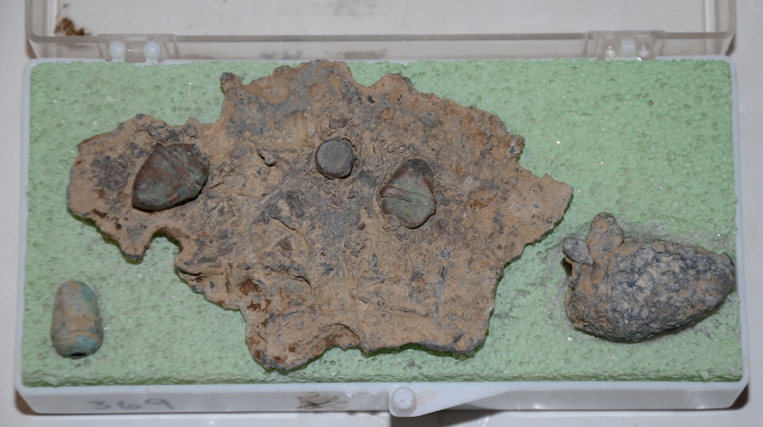 MELTED .58 CALIBER GARDINER EXPLOSIVE BULLET WITH EXTRA CAPSULES ...