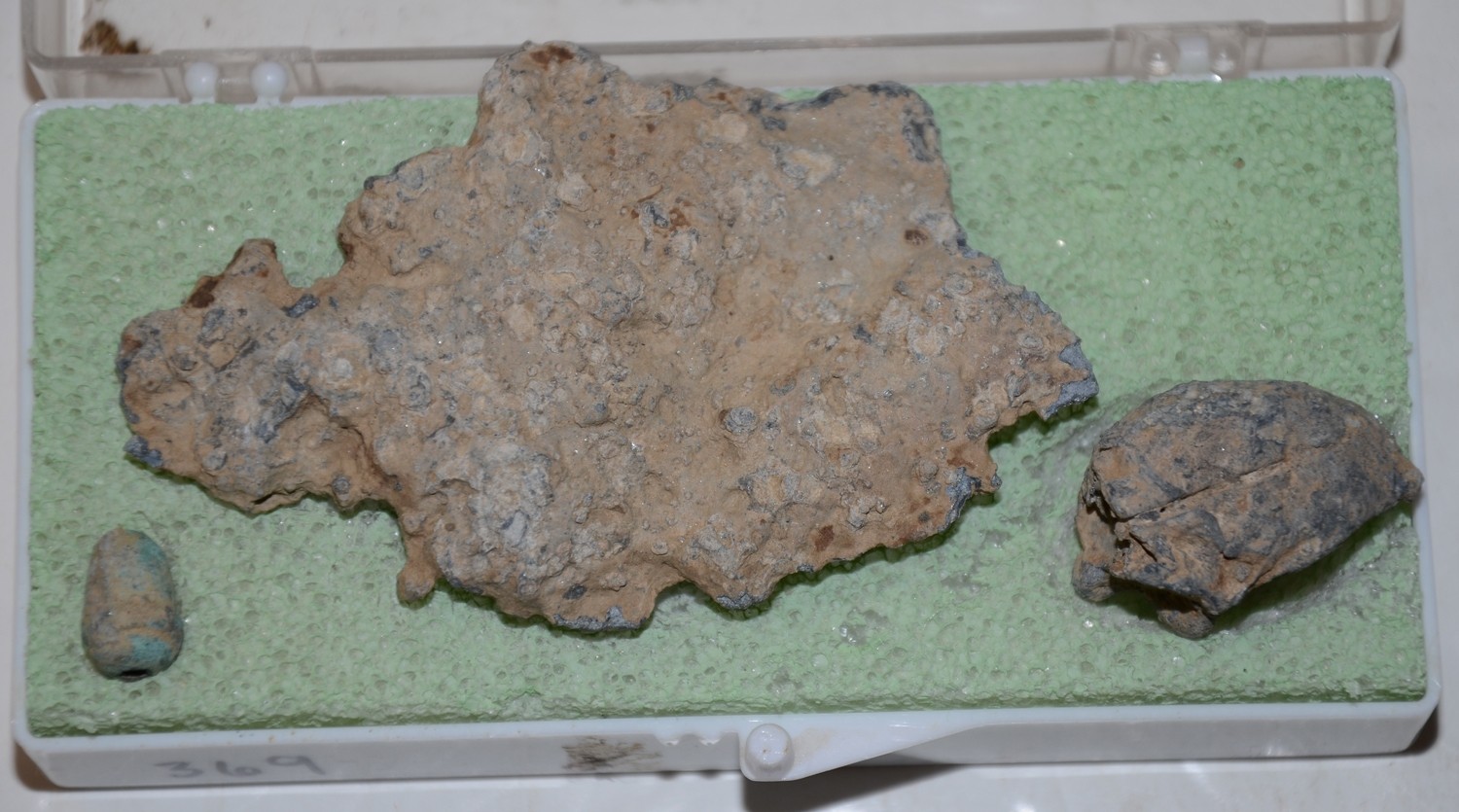 MELTED .58 CALIBER GARDINER EXPLOSIVE BULLET WITH EXTRA CAPSULES ...