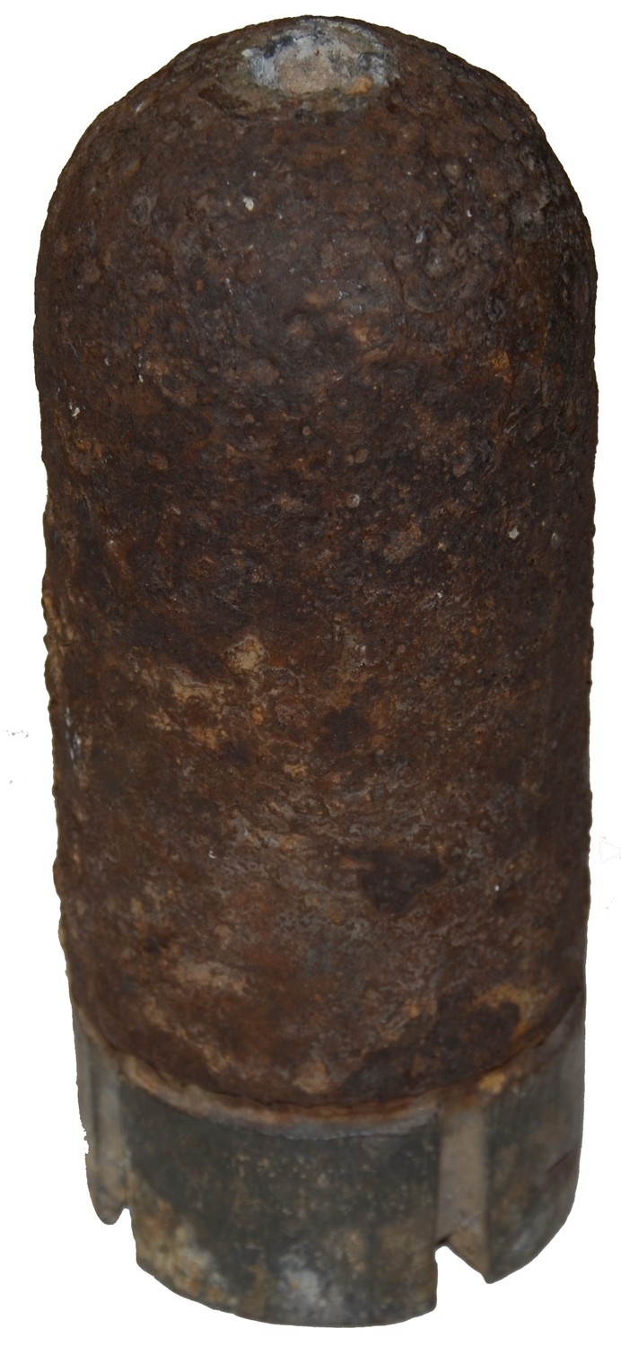 EXCAVATED U.S. 3” DYER ARTILLERY SHELL — Horse Soldier