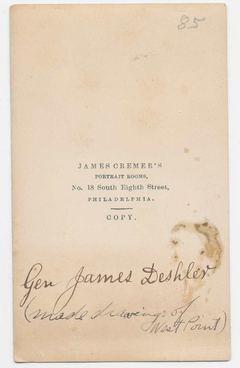 WAIST UP CDV OF CONFEDERATE GENERAL JAMES DRESHLER KILLED AT ...