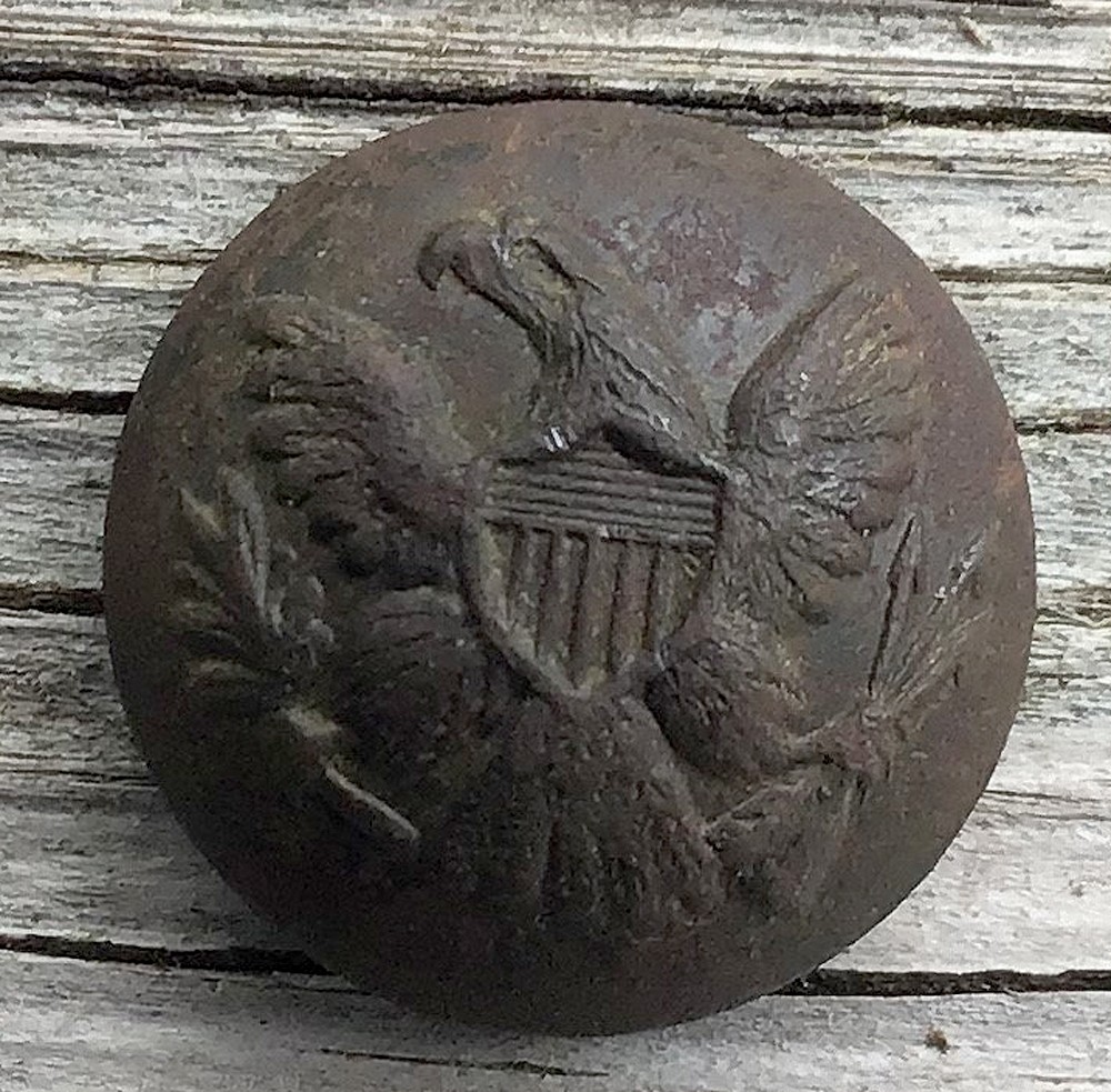 US GENERAL SERVICE EAGLE JACKET BUTTON RECOVERED AT GETTYSBURG! — Horse ...