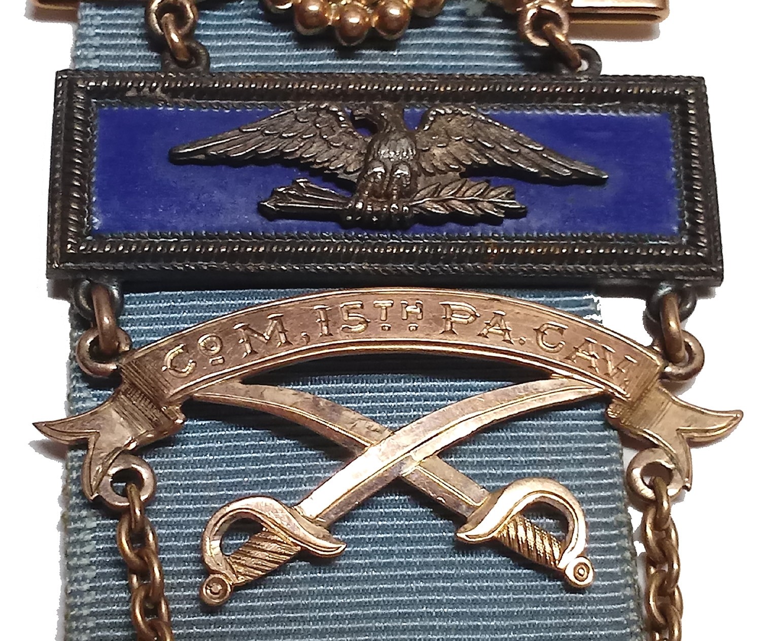 ELEGANT 1906 GOLD G.A.R. PAST POST COMMANDER’S BADGE PRESENTED TO ...