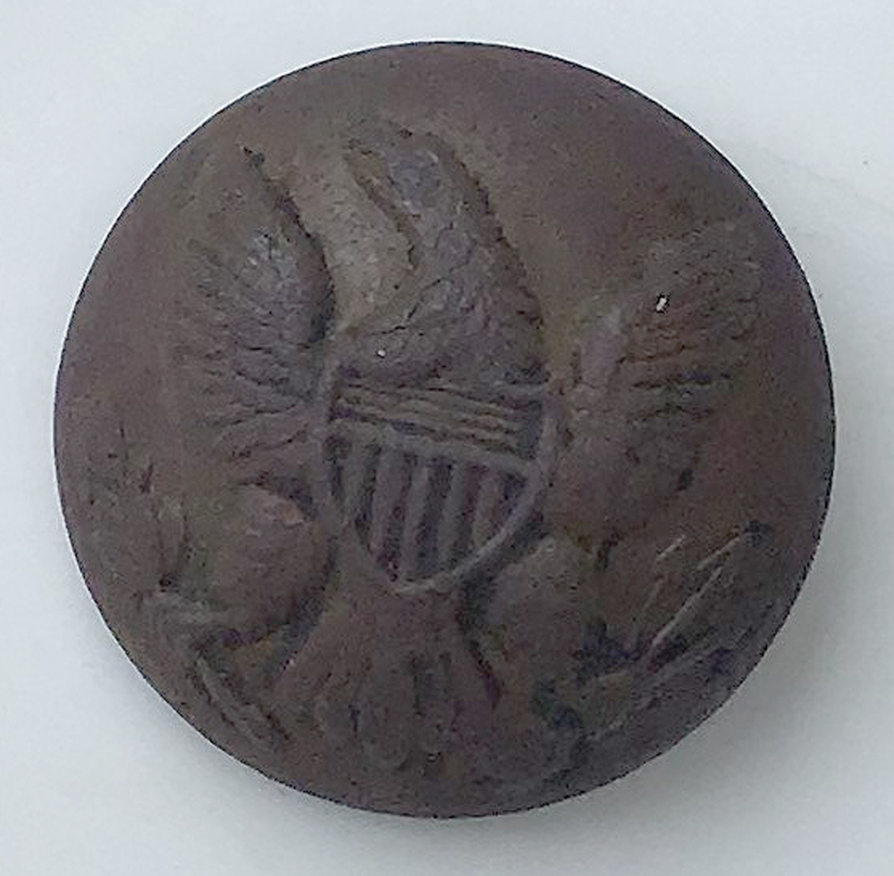 US GENERAL SERVICE EAGLE JACKET BUTTON RECOVERED AT GETTYSBURG — Horse ...