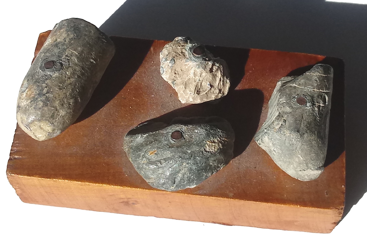 BULLETS FROM GETTYSBURG BATTLEFIELD MOUNTED ON WOOD FROM JENNIE WADE ...