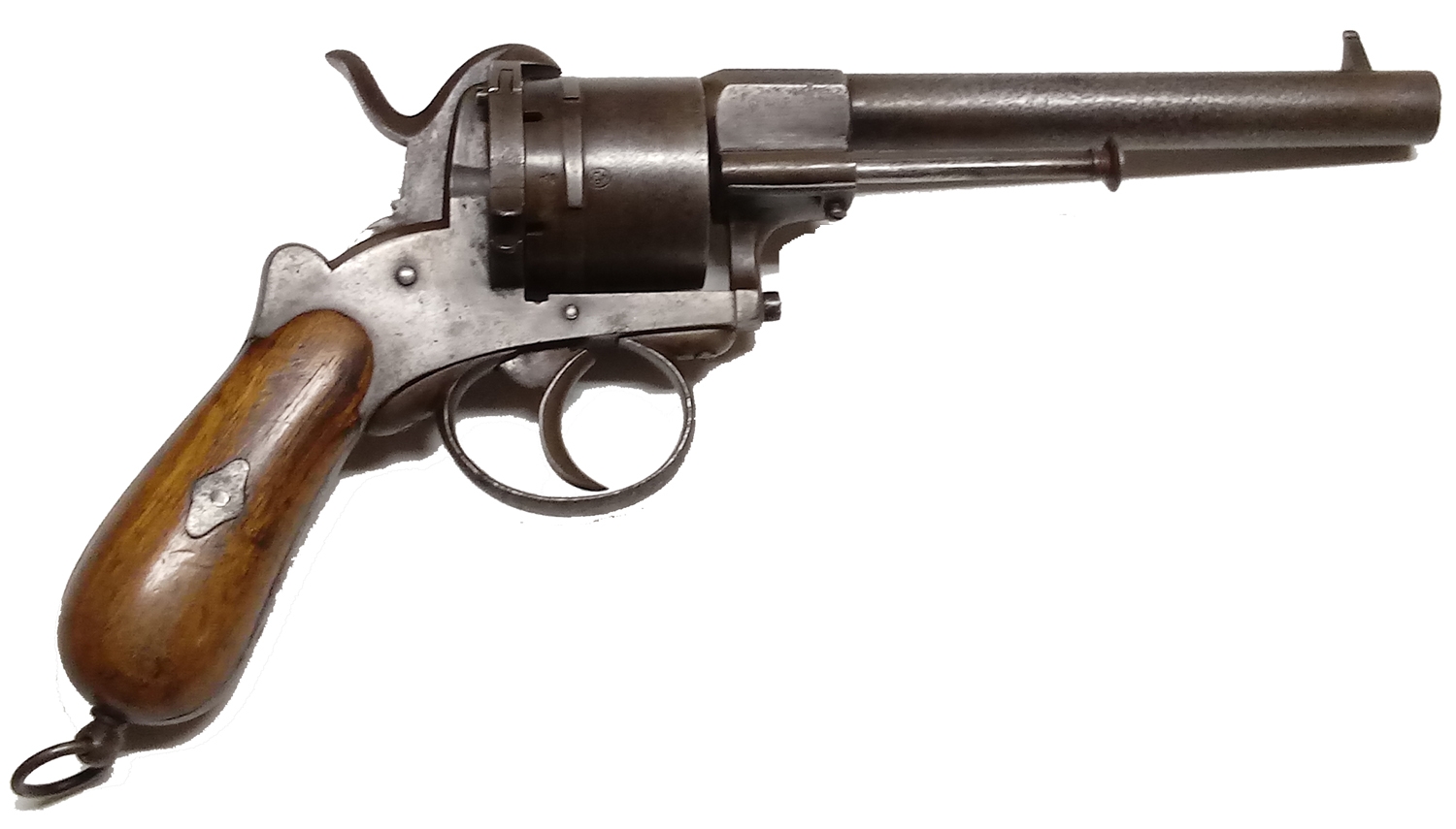 LEFAUCHEUX STYLE REVOLVER MADE IN LIEGE, BELGIUM, CIRCA 1860-1865 ...