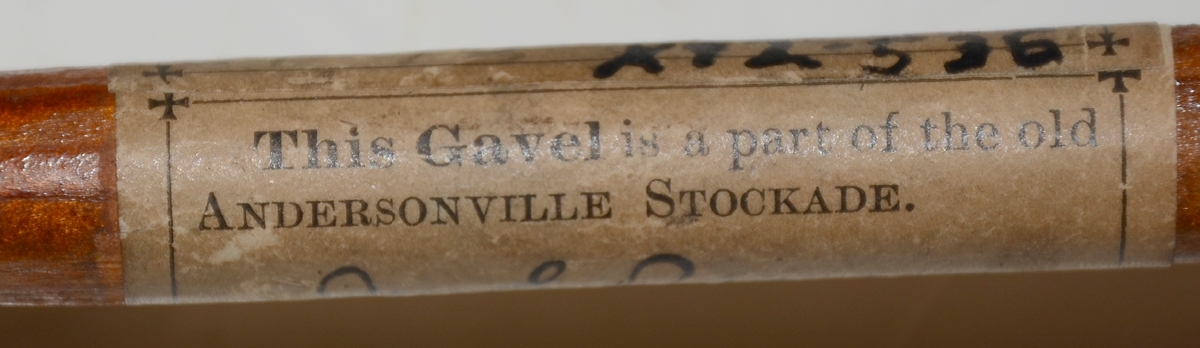 JOHN L. RANSOM, 9th MICHIGAN CAVALRY, ANDERSONVILLE STOCKADE MEMENTO ...