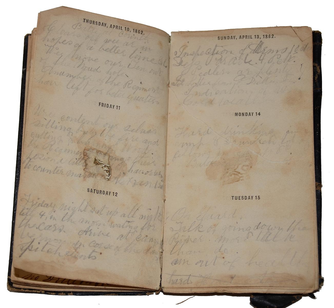 UNION SOLDIER DIARY OF ALONZO DICKENSON, CO. “D”, 27TH NEW YORK ...
