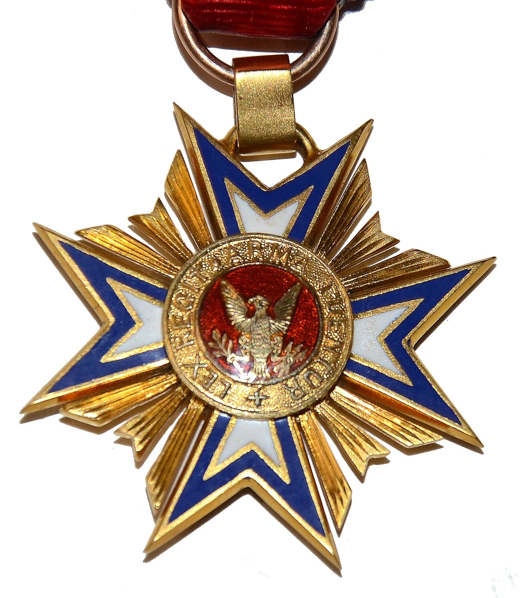 MILITARY ORDER OF THE LOYAL LEGION MEDAL OF COL. AND BREVET BRIG. GEN ...