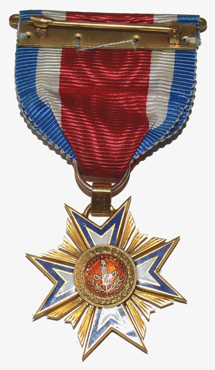MILITARY ORDER OF THE LOYAL LEGION MEDAL OF COL. AND BREVET BRIG. GEN ...