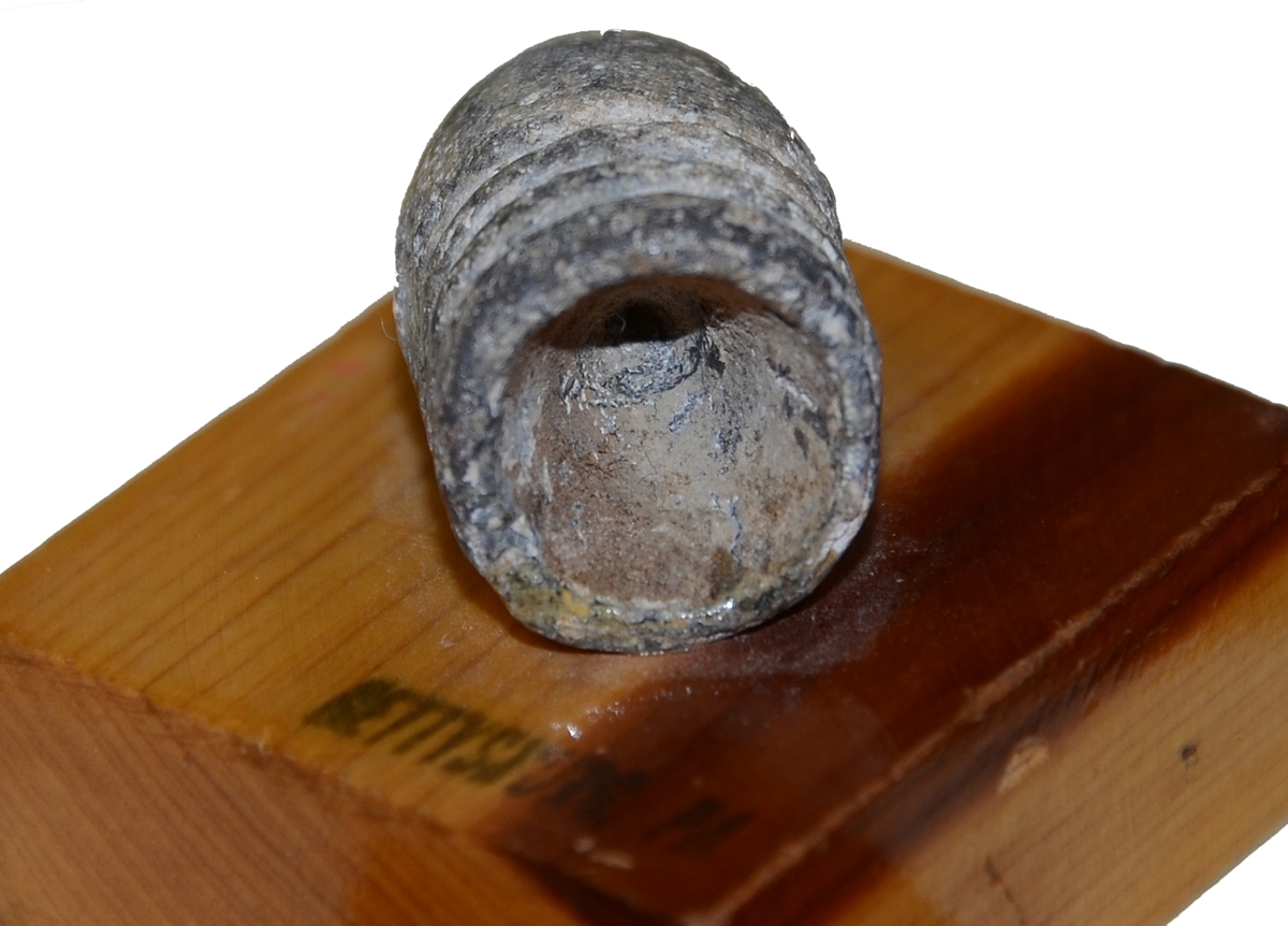 GETTYSBURG BULLET ON WOODEN 3rd CORPS BADGE — Horse Soldier