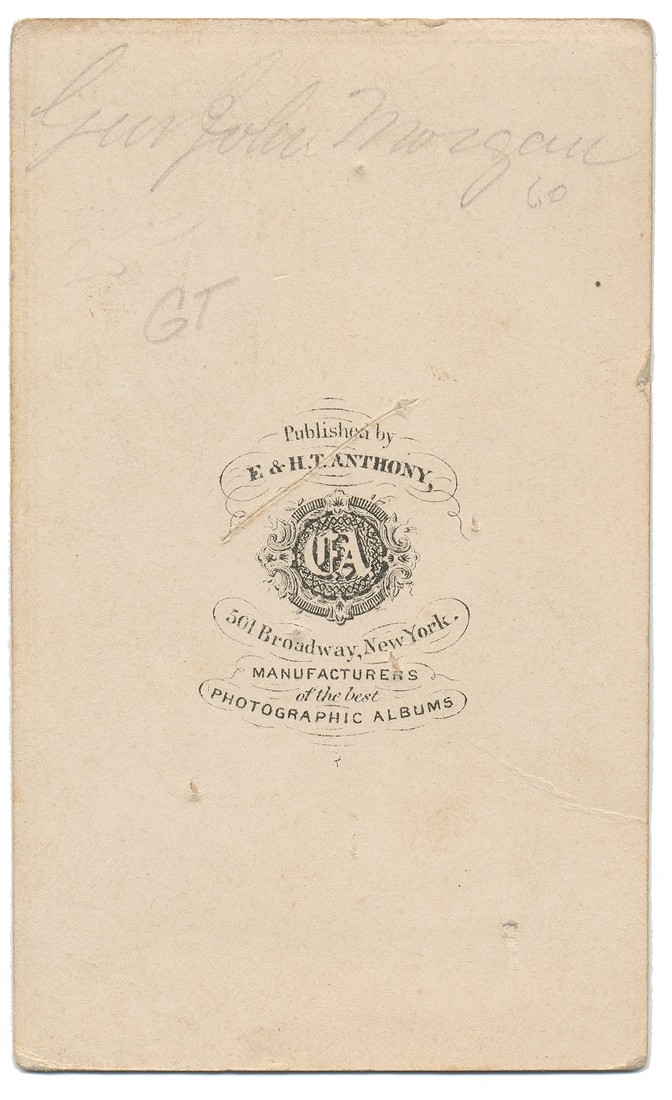 WARTIME LITHOGRAPH OF CONFEDERATE GENERAL JOHN HUNT MORGAN — Horse Soldier