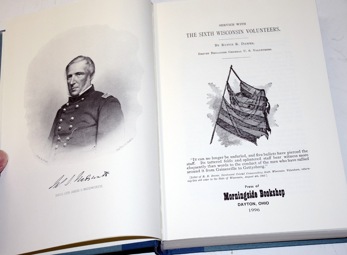 REPRINT COPY OF “SERVICE WITH THE SIXTH WISCONSIN VOLUNTEERS” — Horse ...