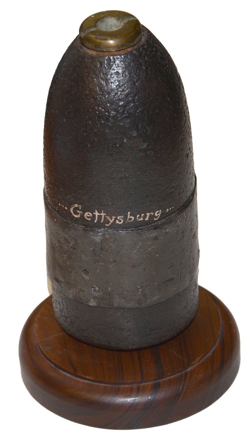 U.S. 3” HOTCHKISS SHELL WITH LEAD SABOT AND BRASS FUSE — Horse Soldier