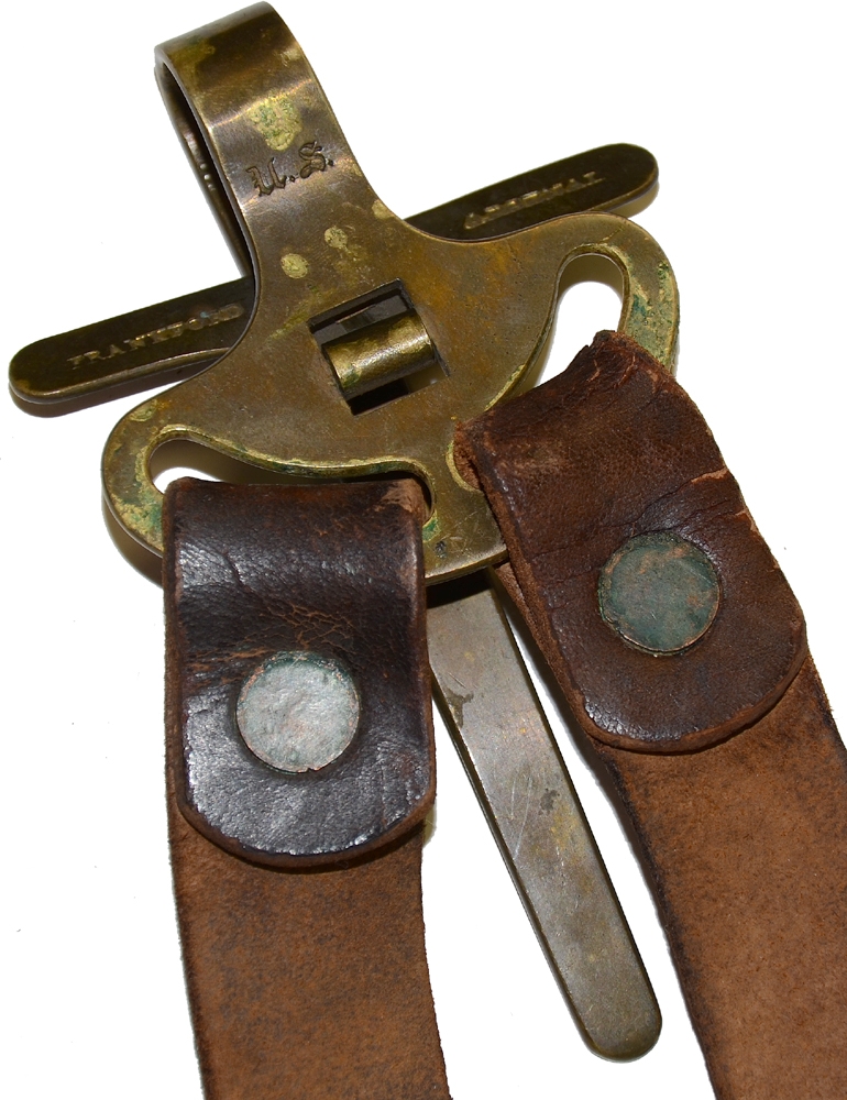 US SWORD HANGER, JEB STUART STYLE, FRANKFORD ARSENAL — Horse Soldier