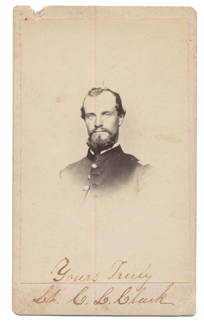 INK SIGNED BUST VIEW OF 115TH NEW YORK SERGEANT WHO RECEIVED A ...