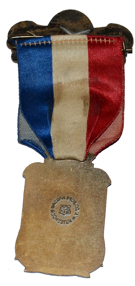 1922 DEPARTMENT OF NEW YORK GAR BADGE — Horse Soldier