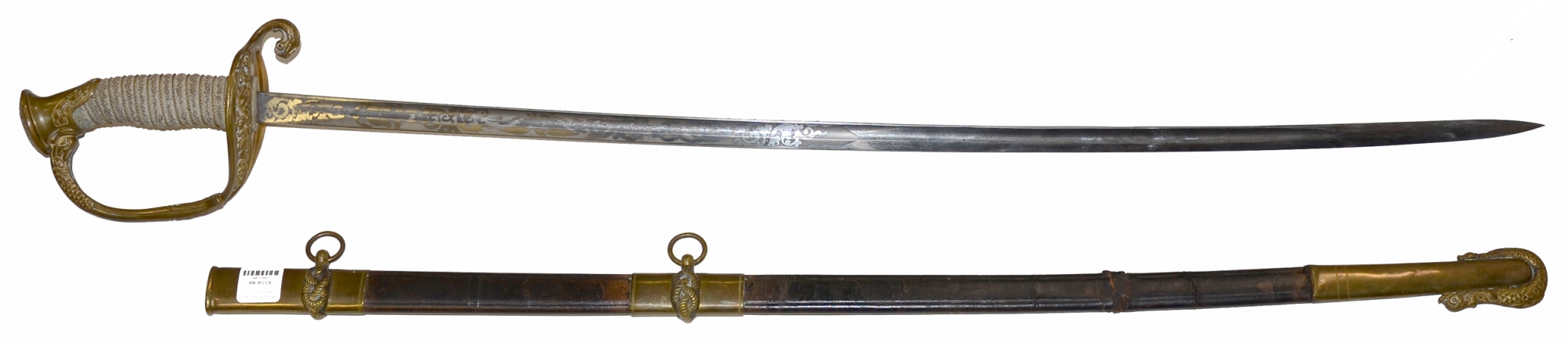 SCARCE U.S. REVENUE CUTTER SERVICE OFFICER’S SWORD Ca. 1890 TO 1915 ...