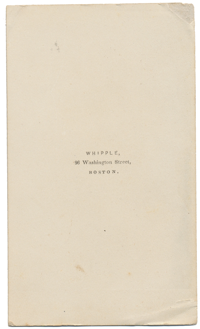 CDV BUST VIEW OF ADJUTANT, LATER LT. COLONEL, THOMAS SHERWIN, JR., 22ND ...