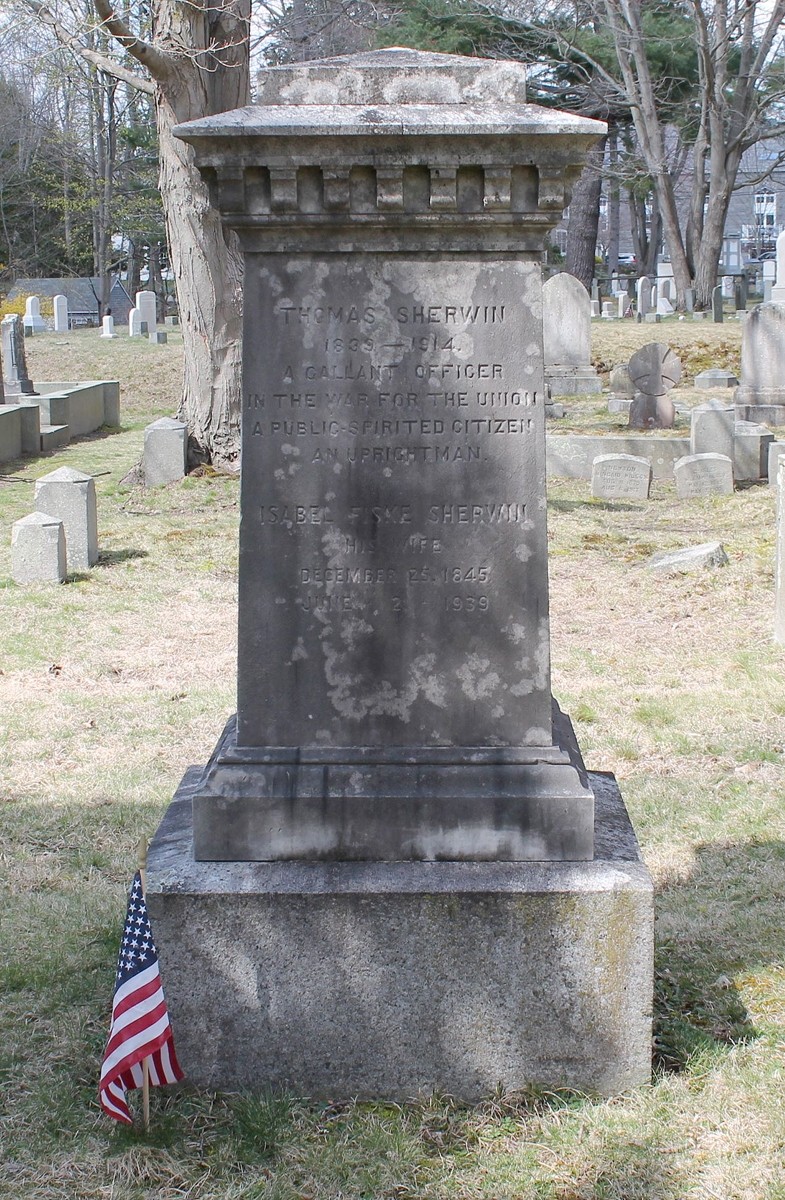 CDV BUST VIEW OF ADJUTANT, LATER LT. COLONEL, THOMAS SHERWIN, JR., 22ND ...