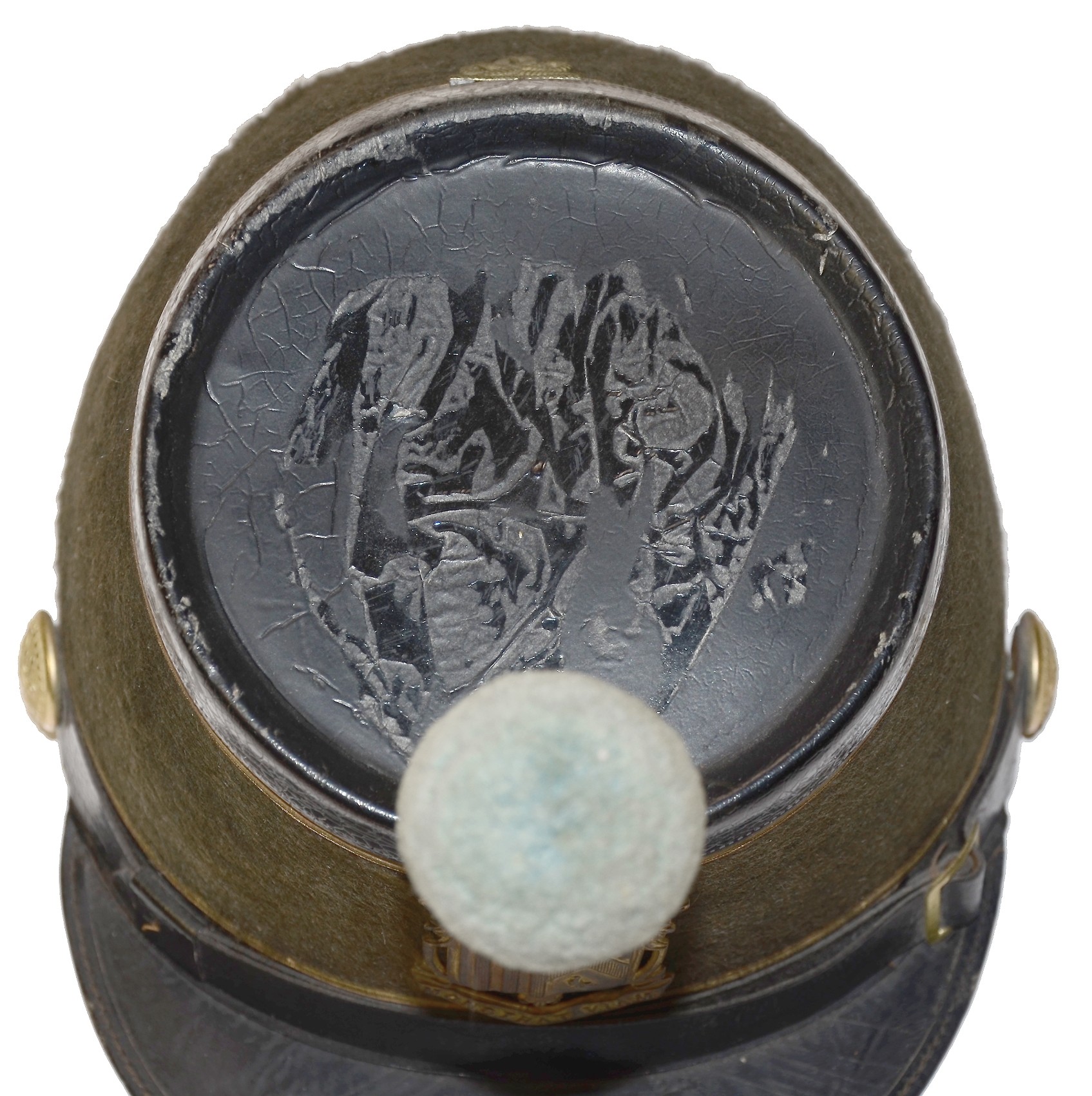 VERY NICE PATTERN 1872 SHAKO WITH MASSACHUSETTS BUTTONS & BOSTON MAKER ...