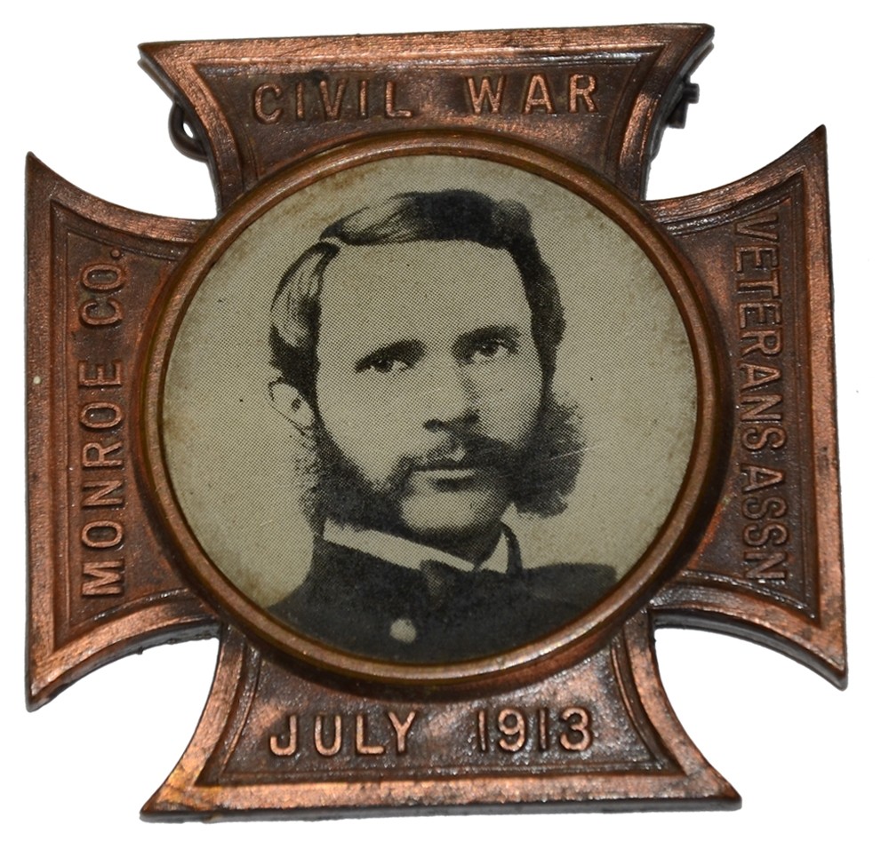 PATRICK O’RORKE 140th NY, KIA LITTLE ROUND TOP, 1913 COMMEMORATIVE PIN ...